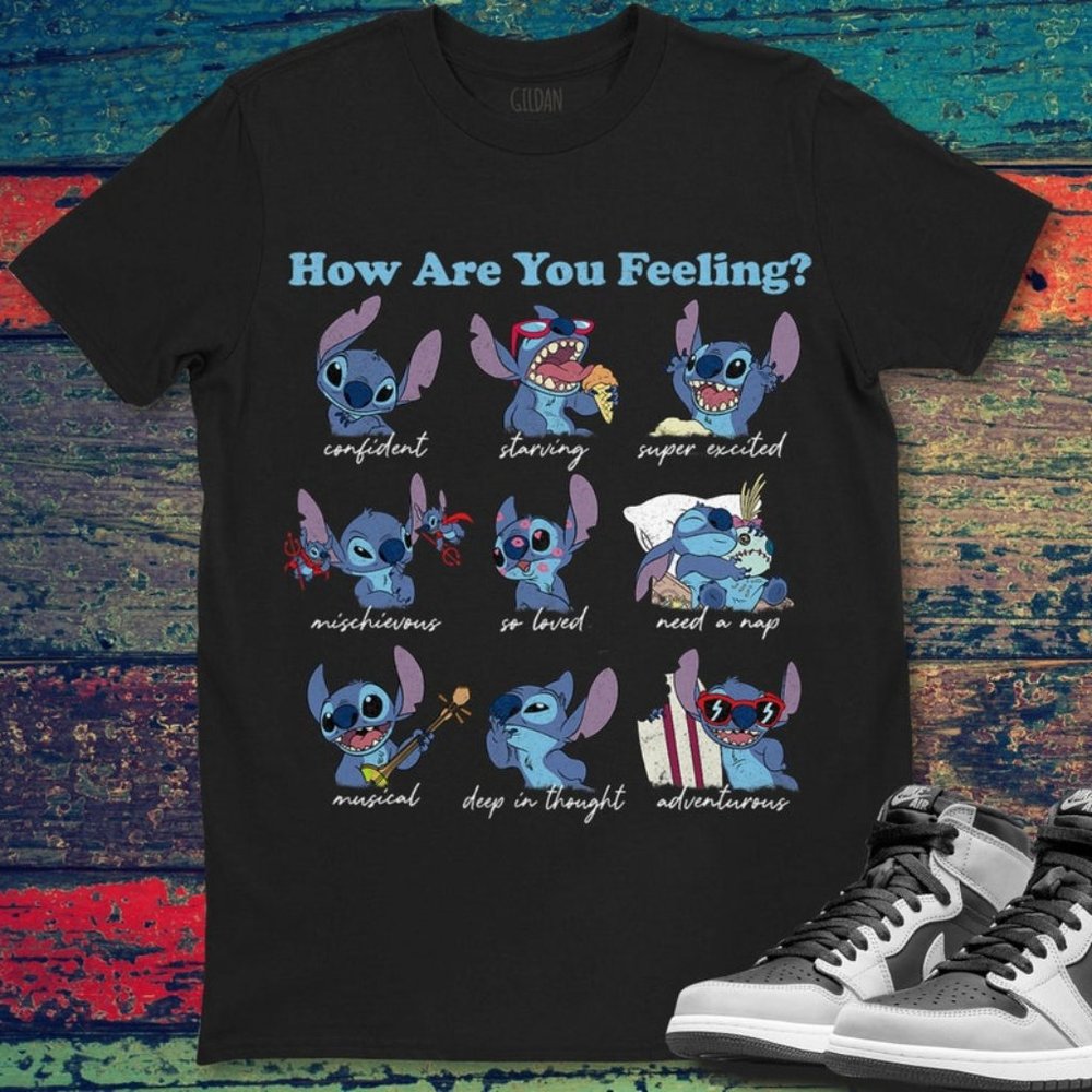 Stitch Emotions How Are You Feeling Funny Stitch And … - Gem